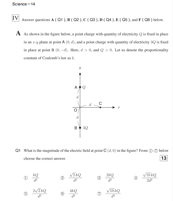 Solved Science -14 IV Answer questions A (Q1), B (Q2), C (Q3 | Chegg.com