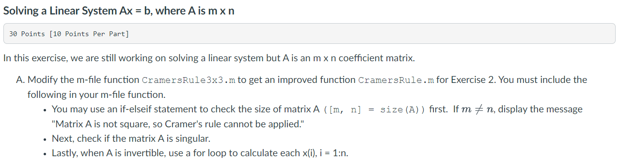 Solved B. Create three random systems (with integer entries | Chegg.com