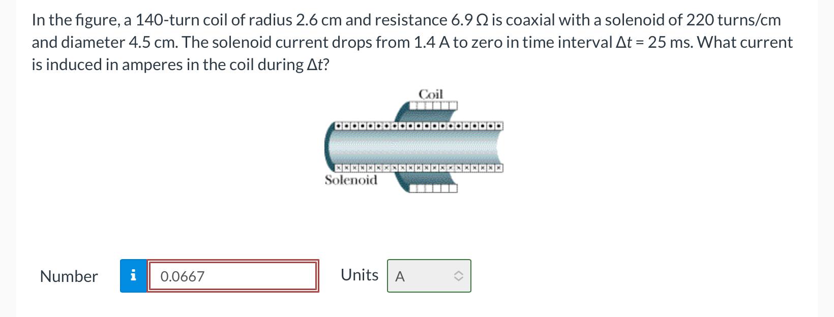 Solved In the figure, a 140-turn coil of radius 2.6 cm and | Chegg.com