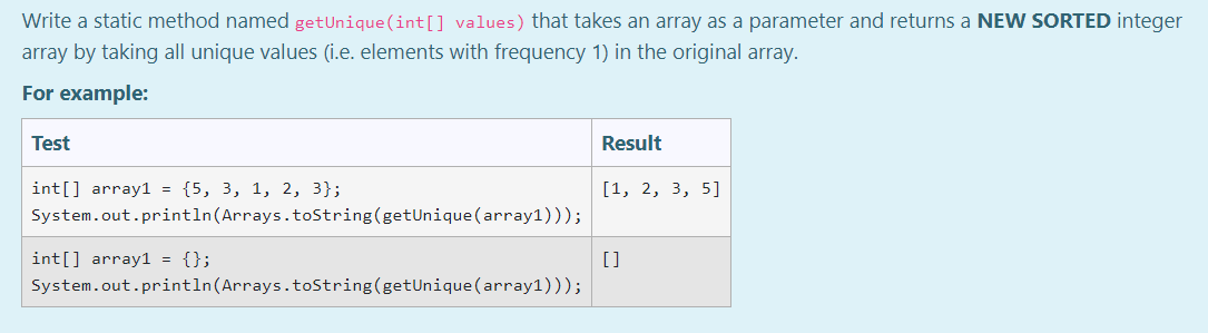 Solved Java Question: Write a static method named | Chegg.com