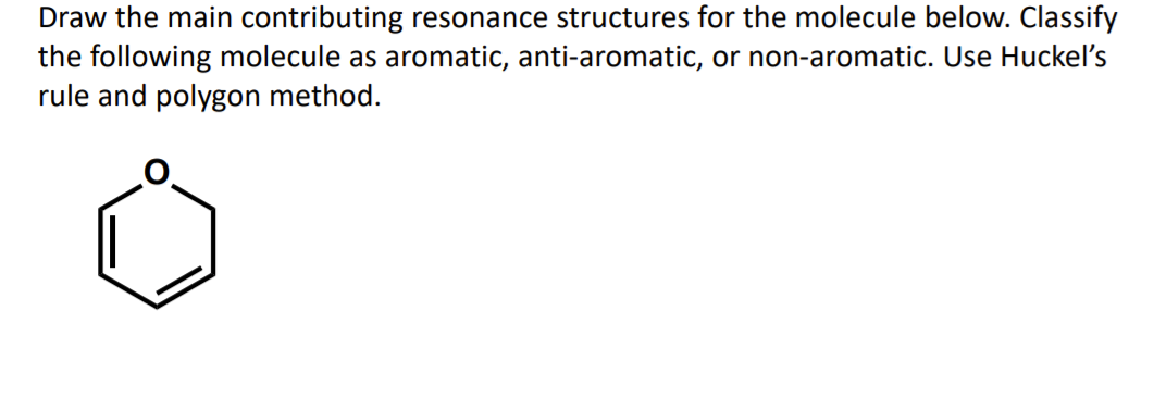 Solved Draw the main contributing resonance structures for | Chegg.com