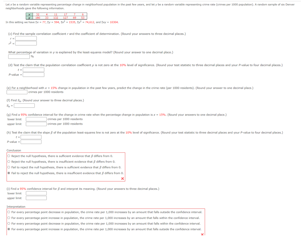 Solved Let x be a random variable representing percentage | Chegg.com