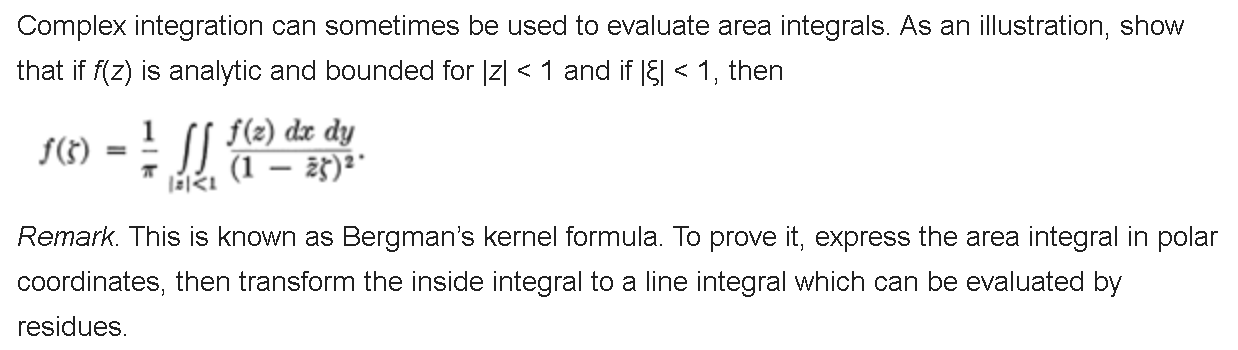 Solved Complex integration can sometimes be used to evaluate | Chegg.com