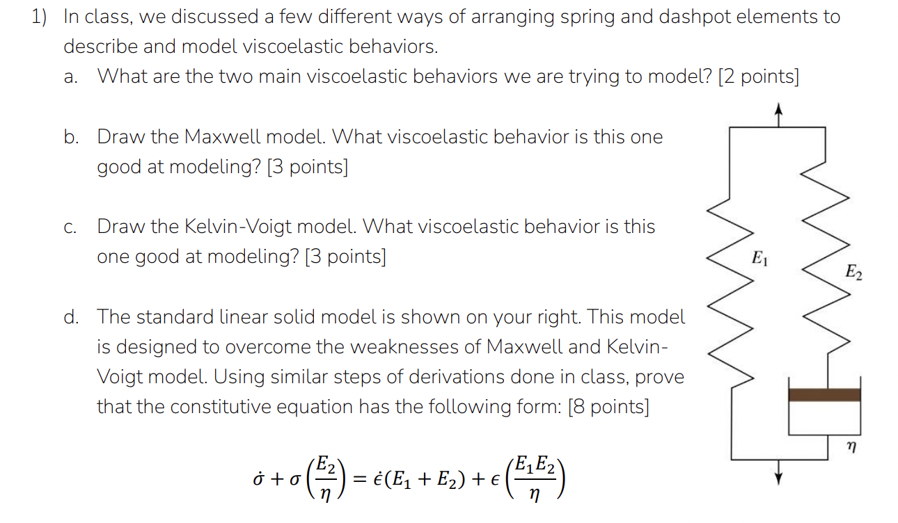 Solved 1) In class, we discussed a few different ways of | Chegg.com