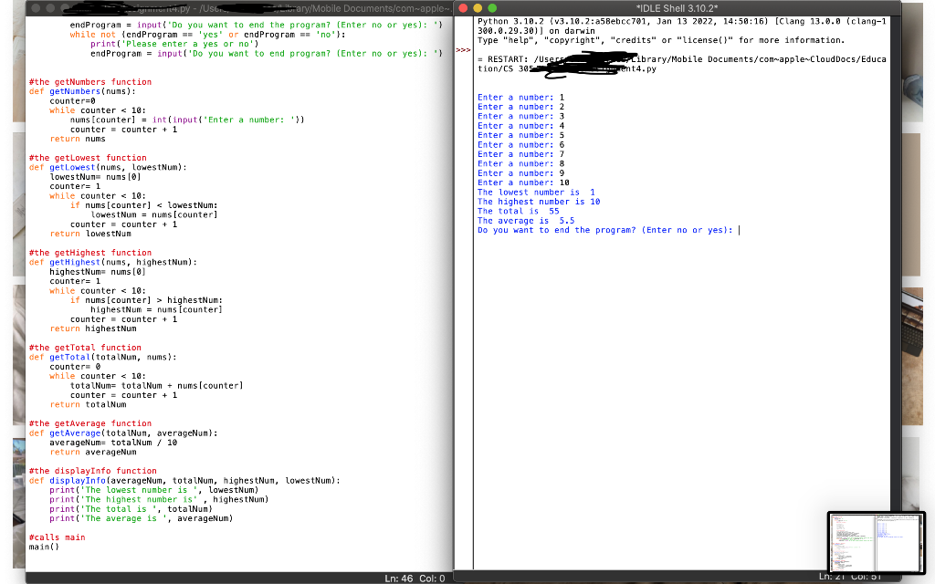 Solved How can I change my code so that the user can enter | Chegg.com
