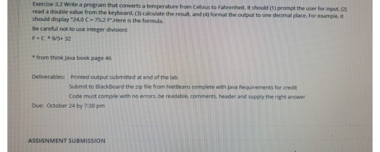Solved Exercise 3. Write a program that converts a | Chegg.com