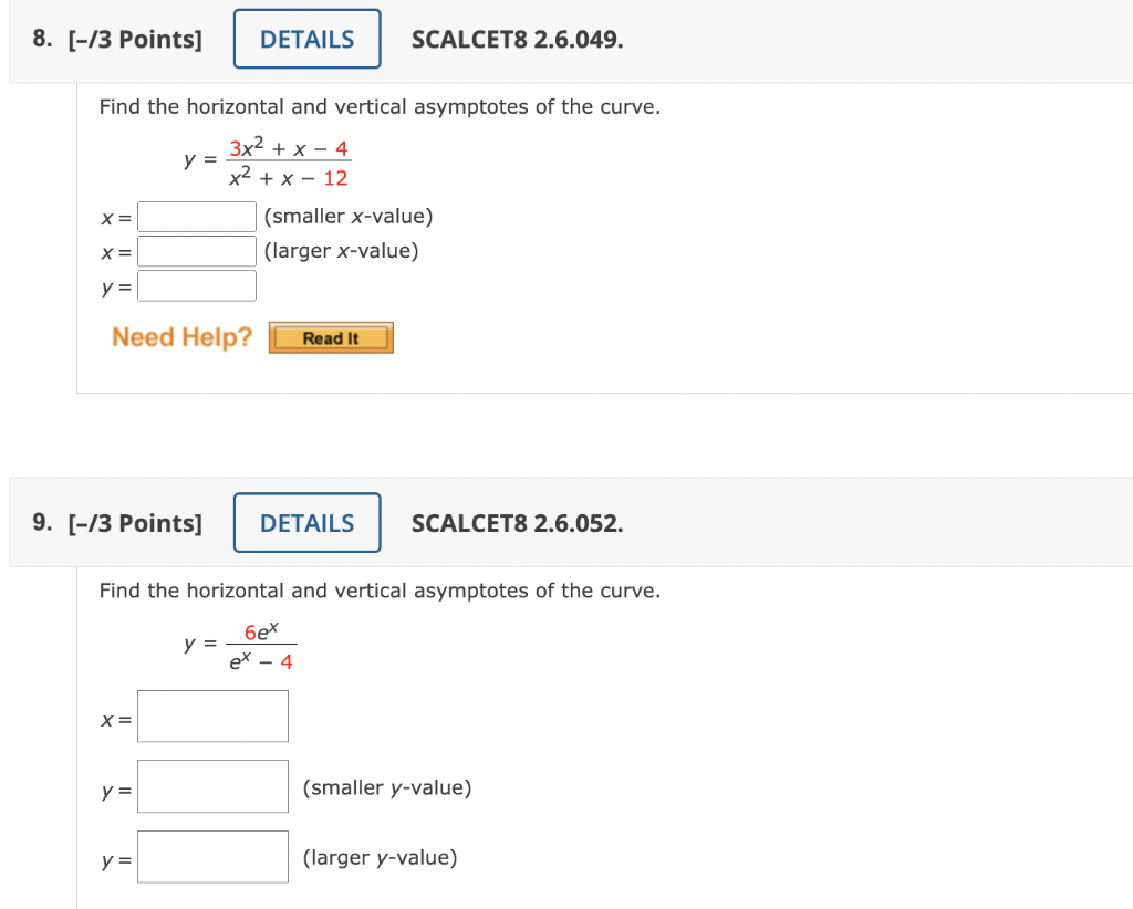 Solved (a) For f(x)=ln(x)x find each of the following | Chegg.com