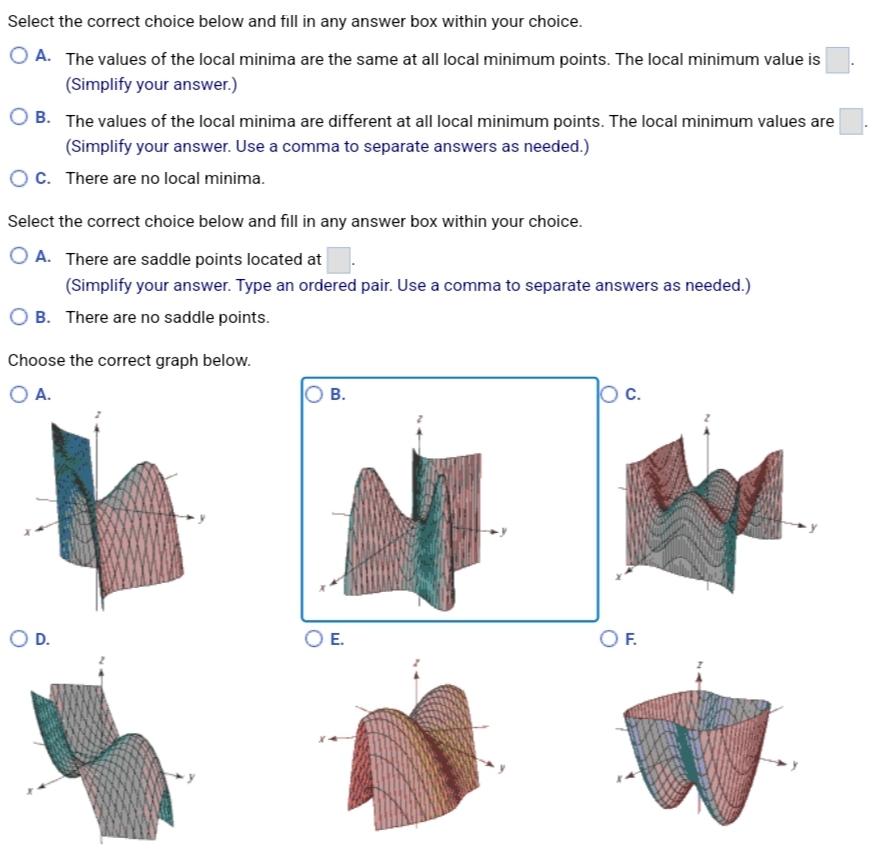 Solved Find all local extrema for the function | Chegg.com