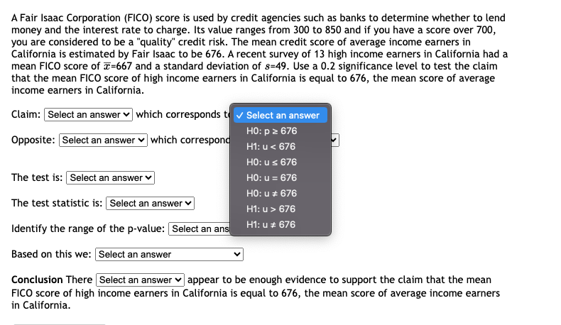 Solved A Fair Isaac Corporation (FICO) score is used by | Chegg.com