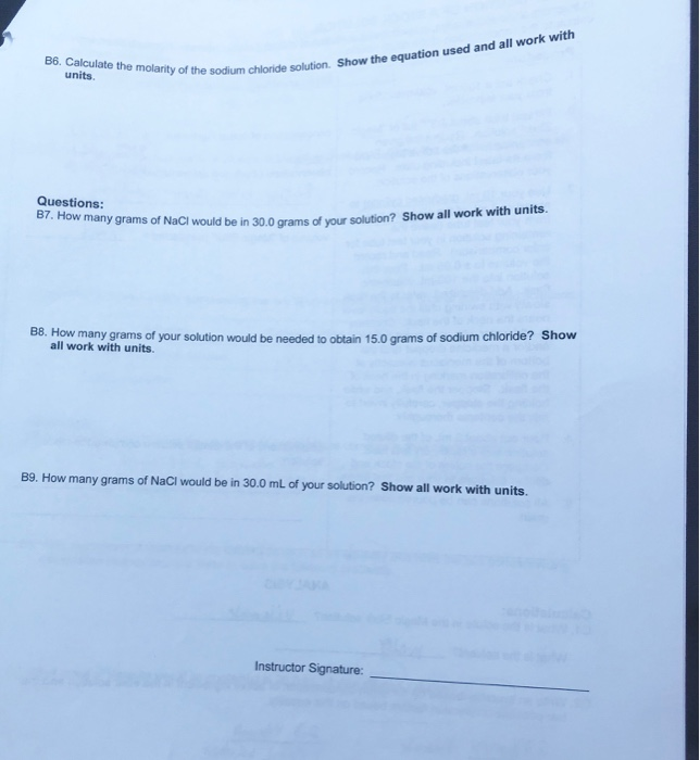 Solved PART B: DETERMINING THE CONCENTRATION OF A SALT | Chegg.com