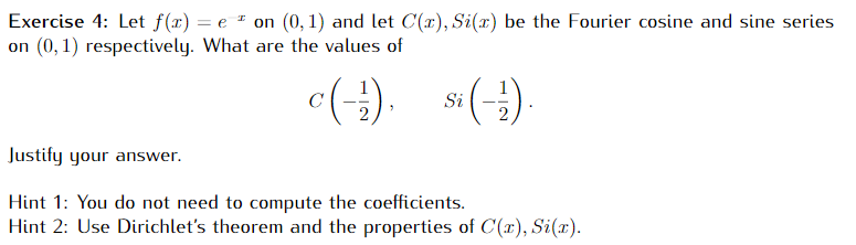 Solved Exercise 4: Let f(1) = e Solved Exercise 4: Let f(1) = e