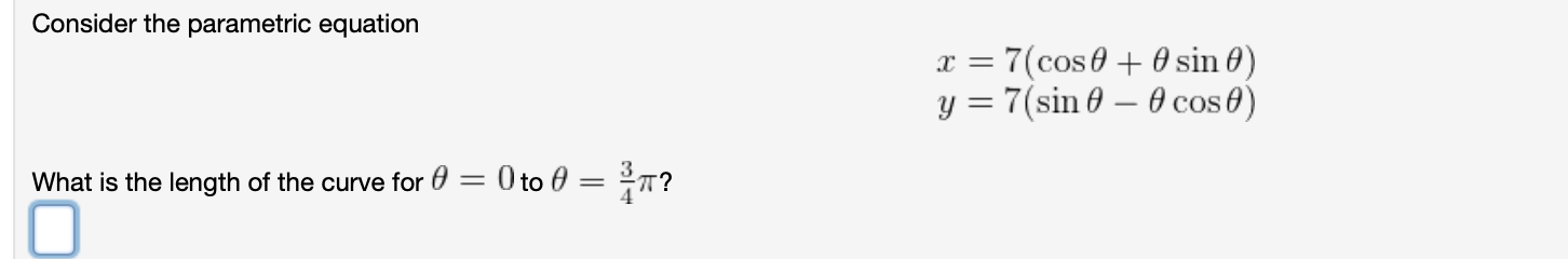 Solved Consider the parametric | Chegg.com