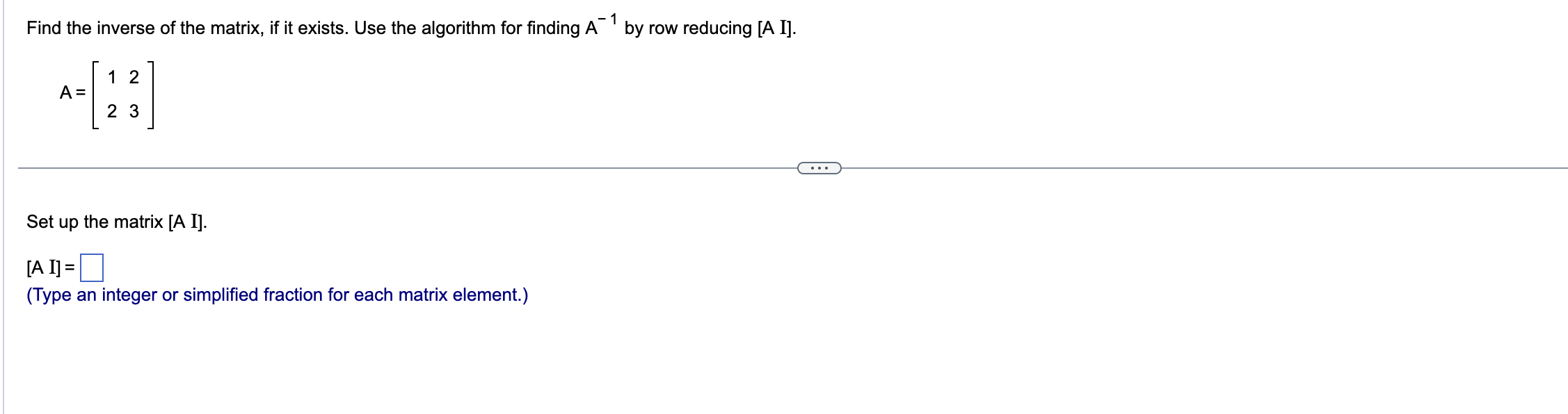 Solved Find the inverse of the matrix, if it exists. Use the | Chegg.com