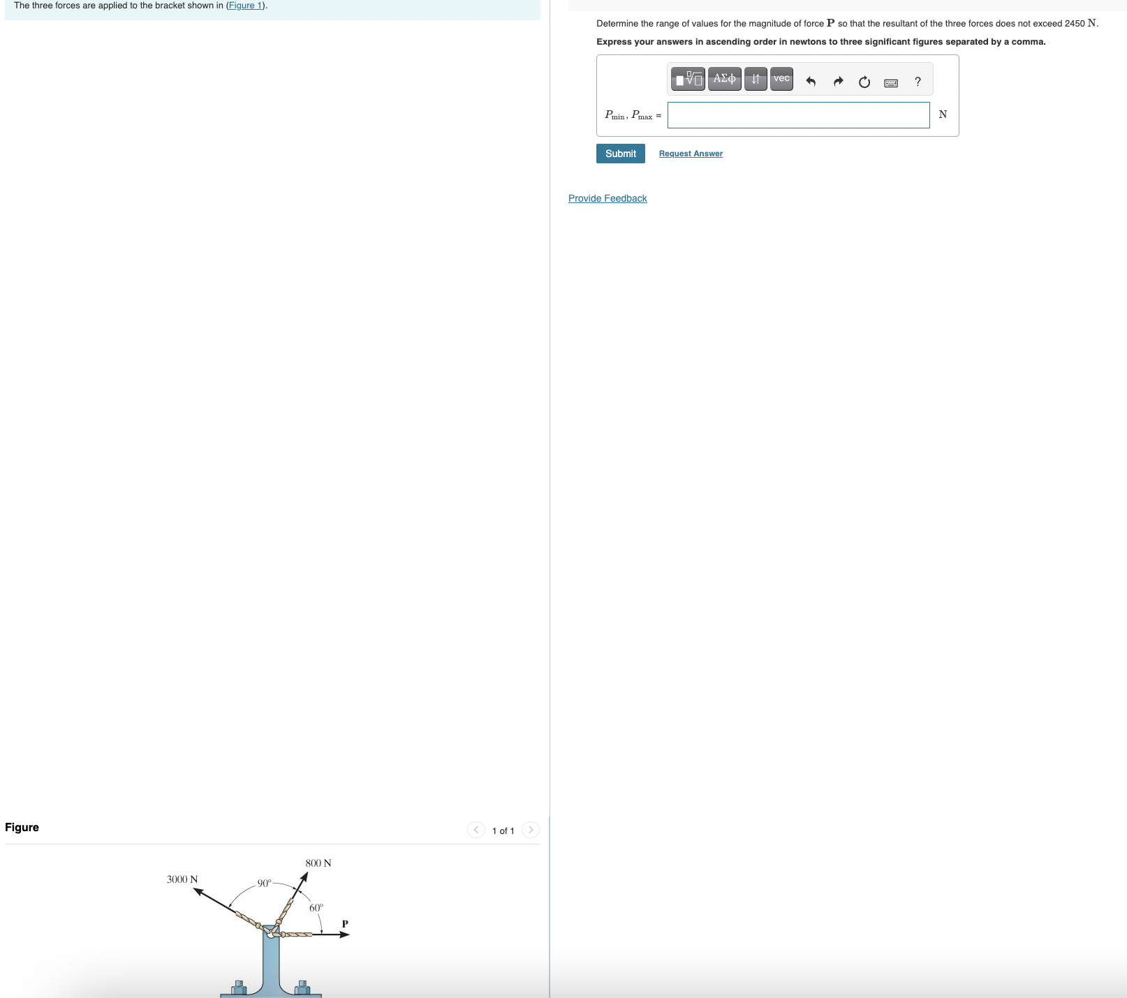 Solved Determine the range of values for the magnitude of | Chegg.com
