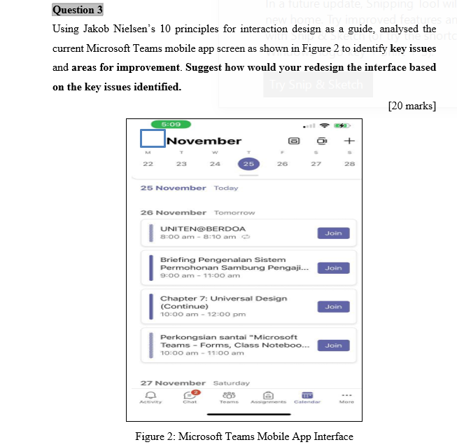 Solved Using Jakob Nielsen’s 10 principles for interaction | Chegg.com