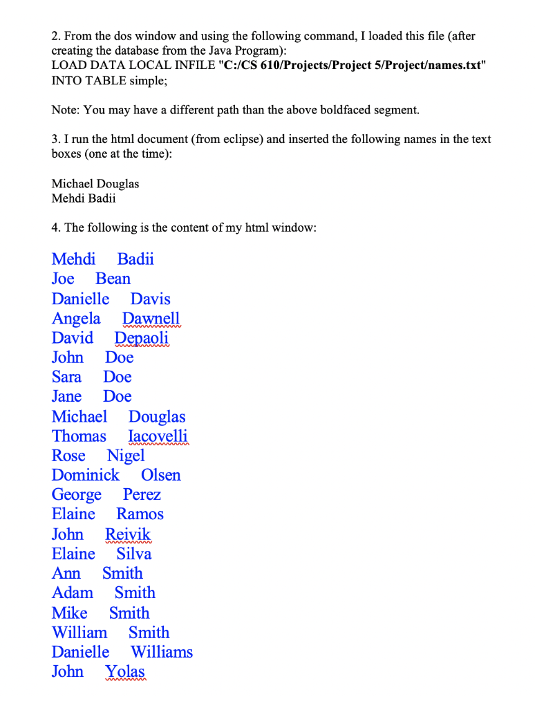 Solved Create a Web application that allows the user to | Chegg.com