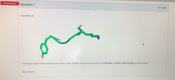 Unanswered Question 7 0/6 pts Question 3A The image | Chegg.com