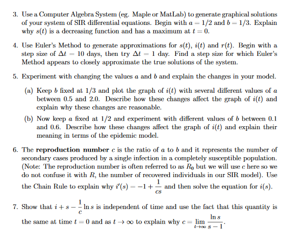 Solved During an epidemic, a population can be divided into | Chegg.com