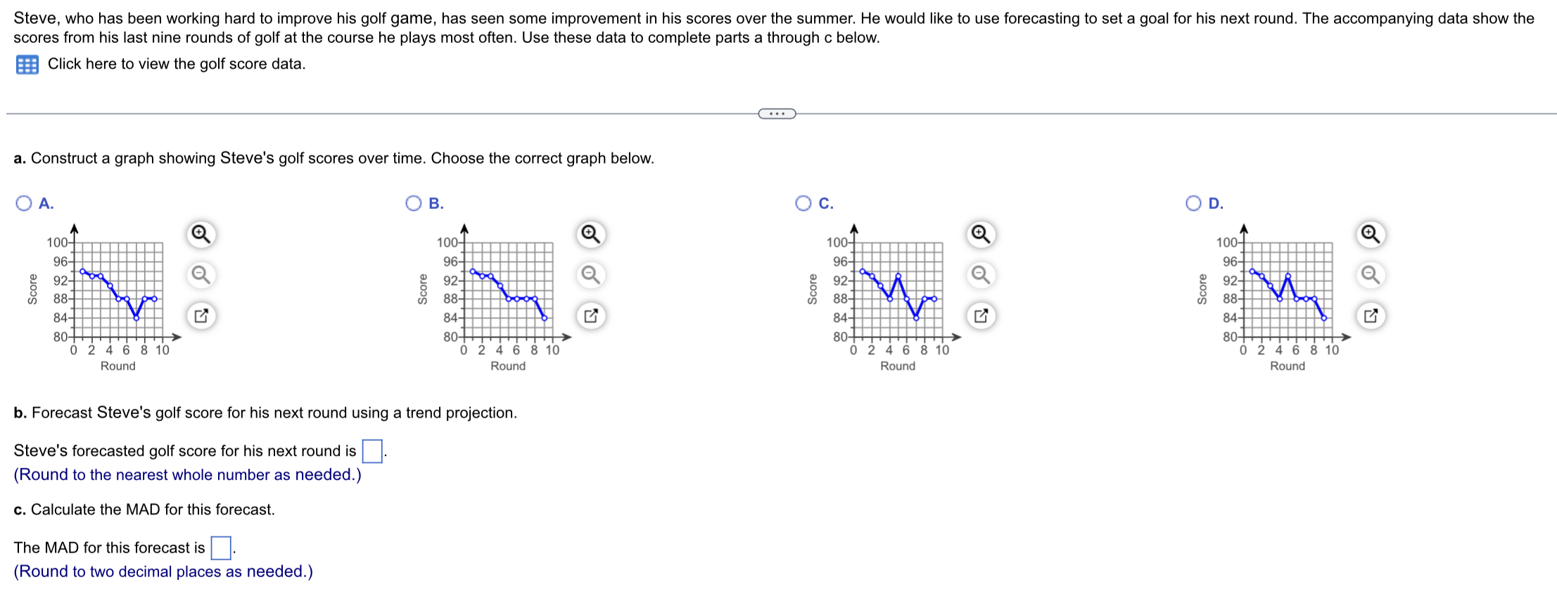 Solved below. Click the icon to view the average GPA data. | Chegg.com