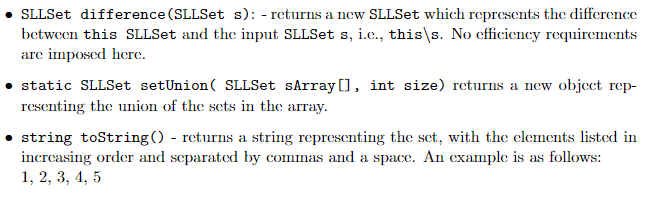 Solved - A set is an unordered collection of elements with | Chegg.com