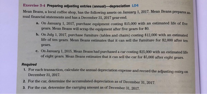 Solved Exercise 3-4 part 1 (See text book pages 159-161 for | Chegg.com