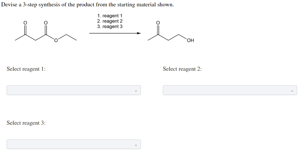 Solved Devise a 3-step synthesis of the product from the | Chegg.com