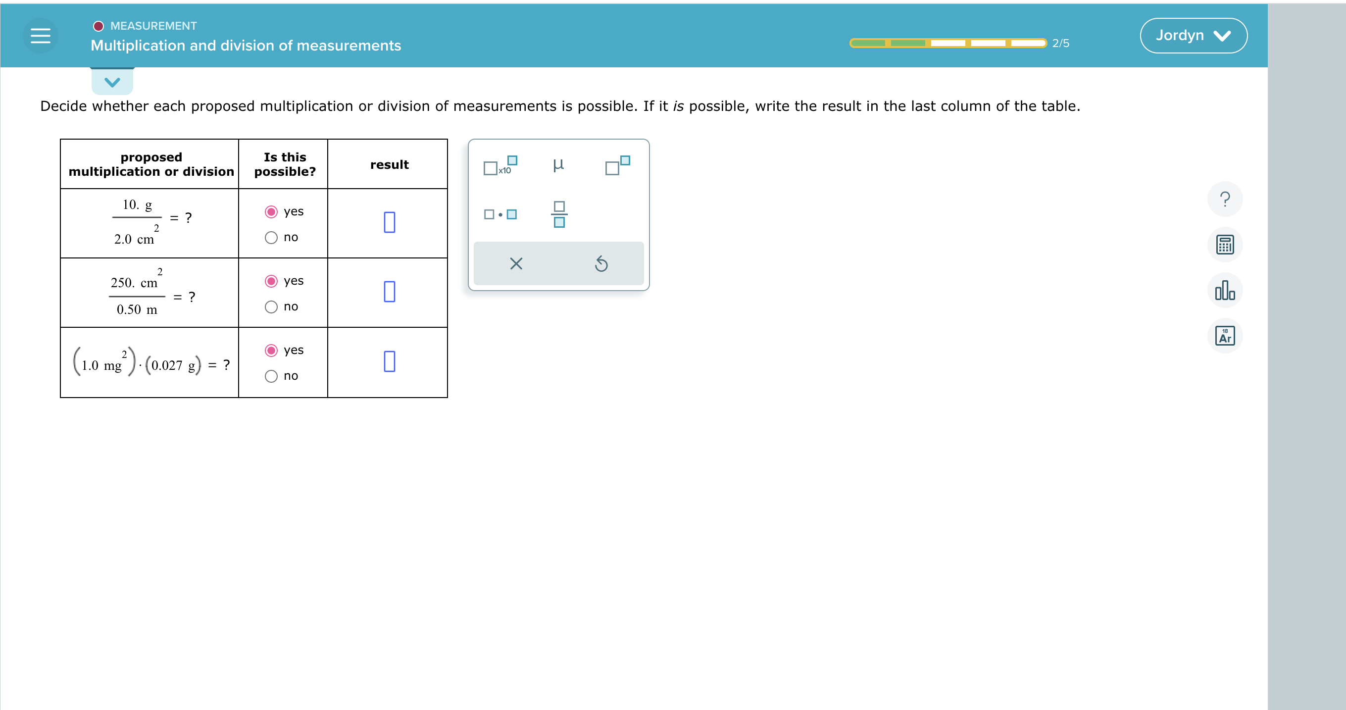 Solved MEASUREMENT Multiplication and division of | Chegg.com