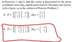 Solved In Exercises 1 and 2, find the vector x determined by | Chegg.com