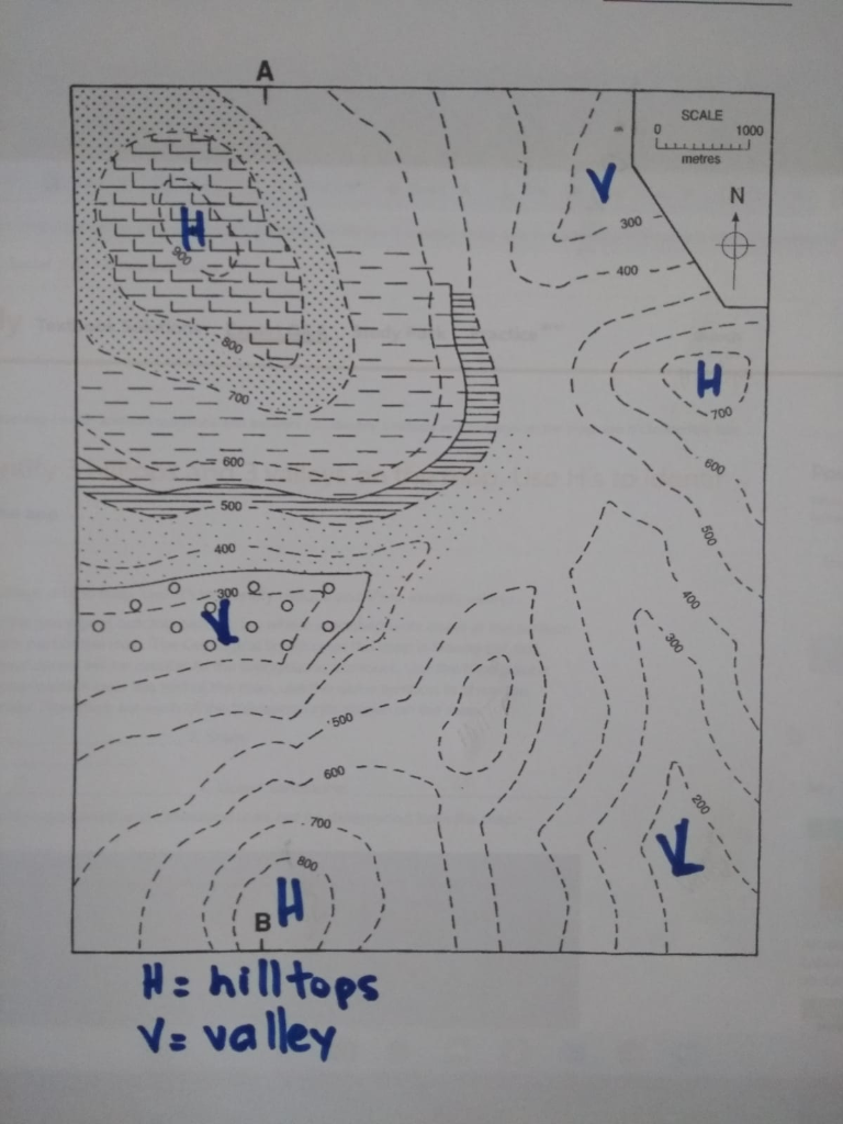 Solved 1) The Geological layering on this map is Horizontal, | Chegg.com