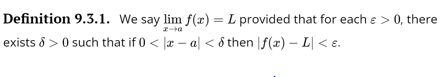Solved Problem 9.3.4. Use the definition of a limit to | Chegg.com