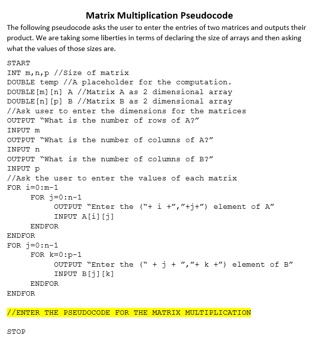 Solved Operation count (50 Pts.] Count the number of | Chegg.com