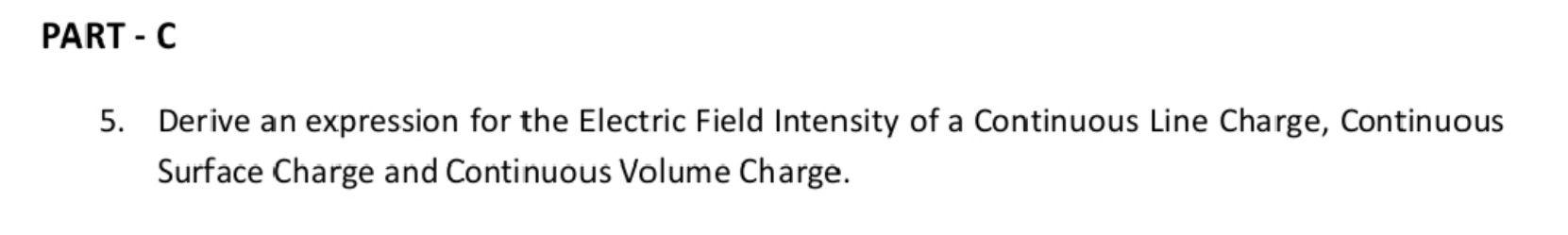 Solved 5. Derive an expression for the Electric Field | Chegg.com