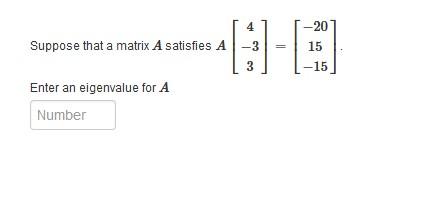 Solved Suppose that a matrix A satisfies | Chegg.com