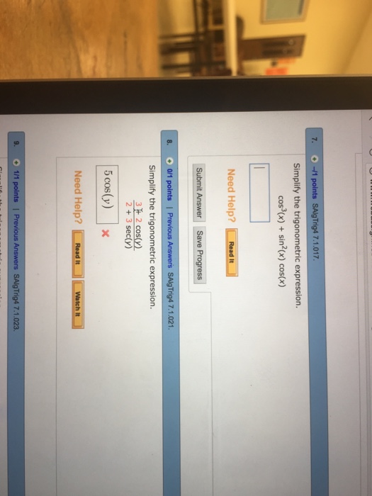 Solved Simplify the trigonometric expression cos^3(x) + | Chegg.com Solved Simplify the trigonometric expression cos^3(x) + | Chegg.com