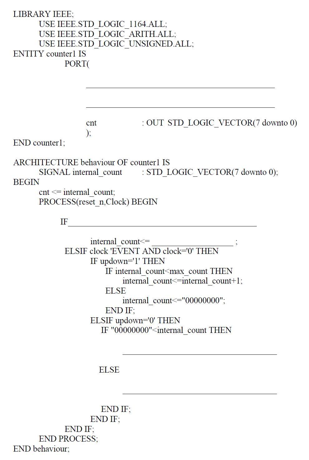 Solved 9) Using the Verilog code below fill in the blanks | Chegg.com