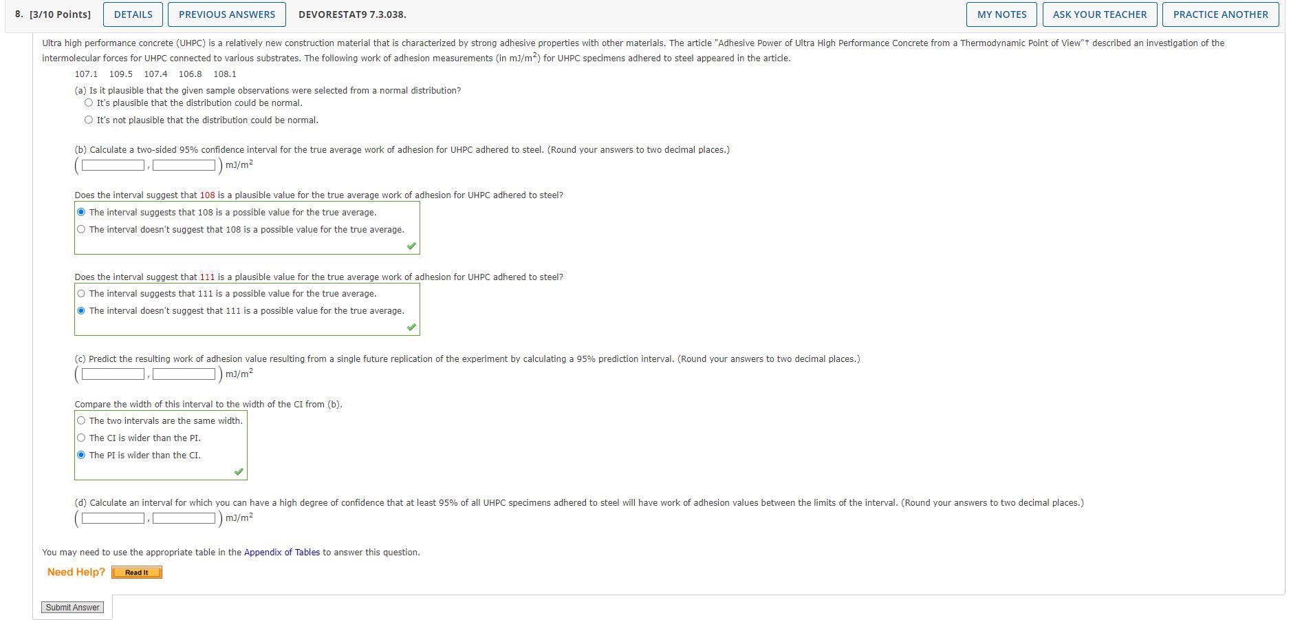 Solved ntermolecular forces for UHPC connected to various | Chegg.com