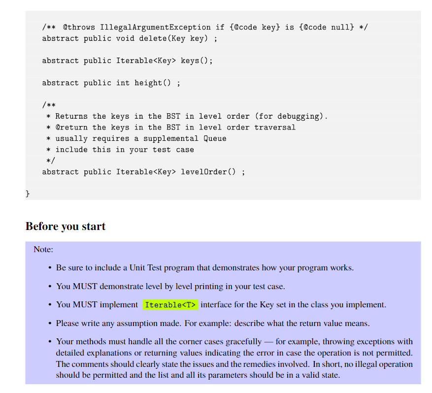 In this lab, you will work on the Binary Search Tree | Chegg.com