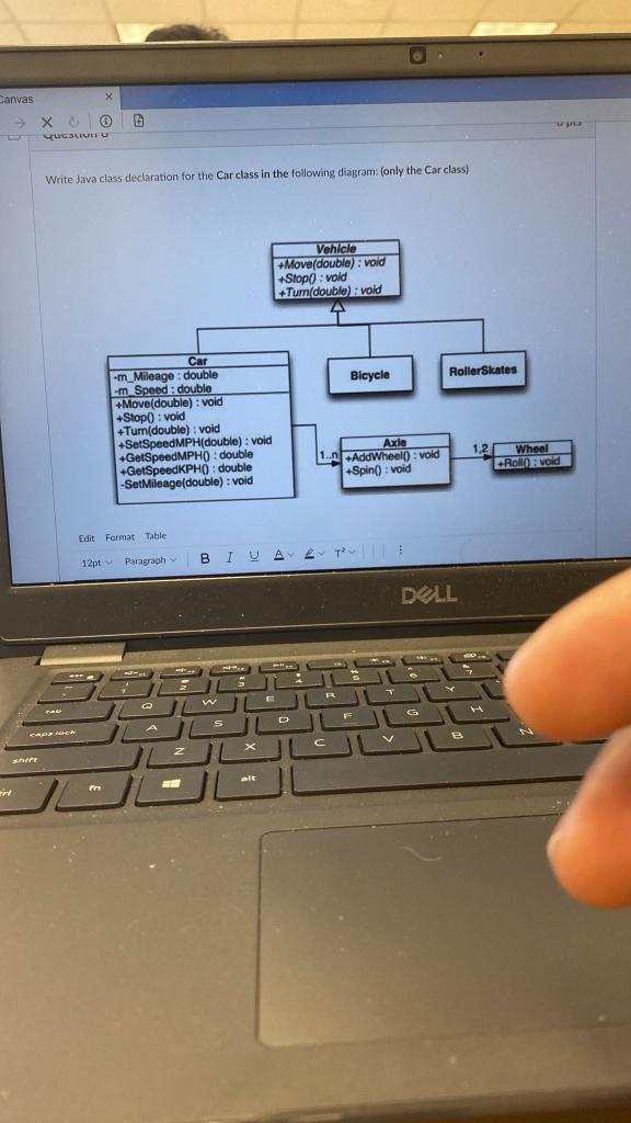 Solved Canvas irt XO B Qucativiru Write Java class | Chegg.com