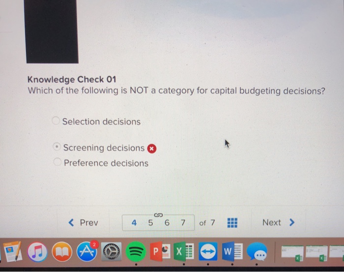 Solved Knowledge Check 01 Which of the following is NOT a | Chegg.com