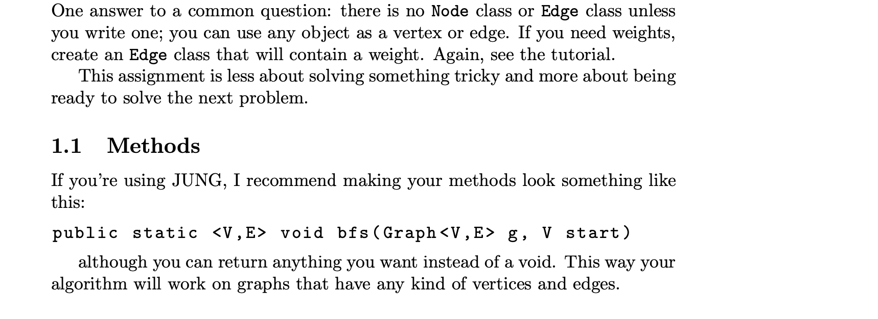 Solved Java ! Instructions below. It will be 1. Breadth | Chegg.com