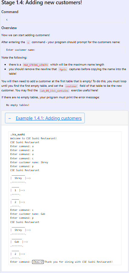 Solved Stage 1 Diagram At the end of staqe 1, your linked | Chegg.com