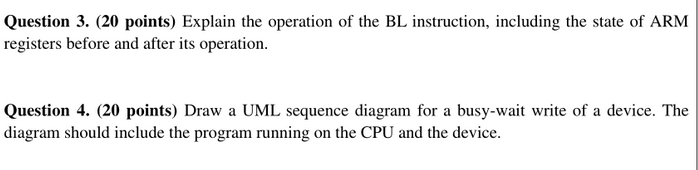 Solved Question 3. (20 points) Explain the operation of the | Chegg.com