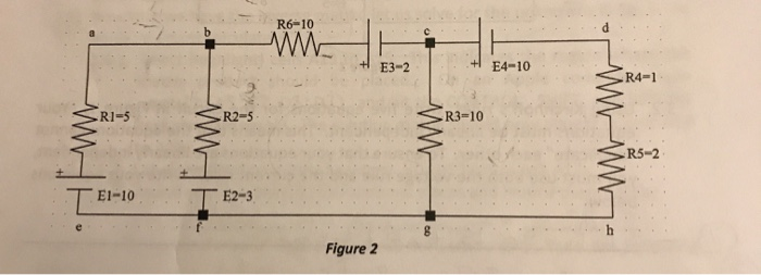 Solved using both voltage rule and the current rule write | Chegg.com