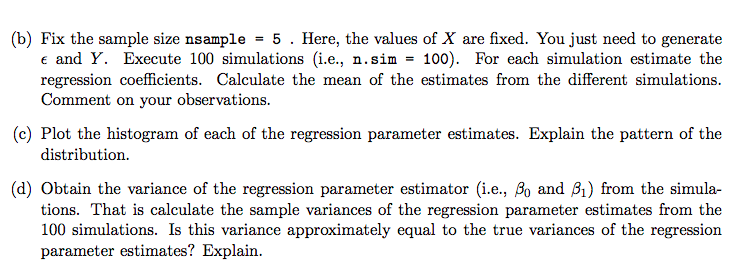 Solved Assume the following regression model, Y = Bo + B1X | Chegg.com