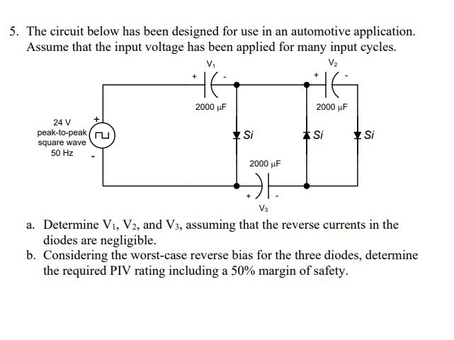 Solved Electronic Circuit Design and Analysis Please show | Chegg.com