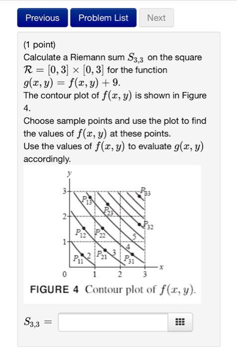 Solved Calculate a Riemann sum S_3, 3 on the square R = [0, | Chegg.com