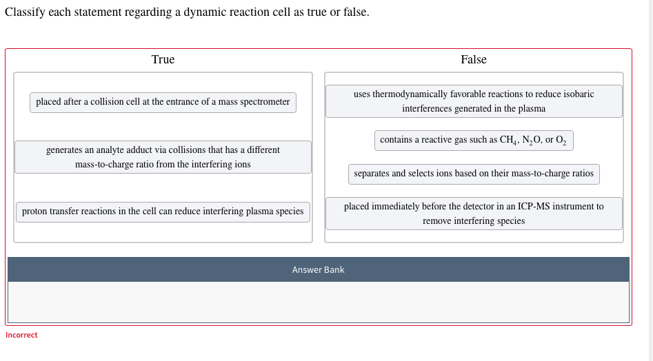 Solved Classify each statement regarding a dynamic reaction | Chegg.com