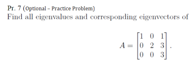 Solved Pr. 7 (Optional - Practice Problem) Find all | Chegg.com