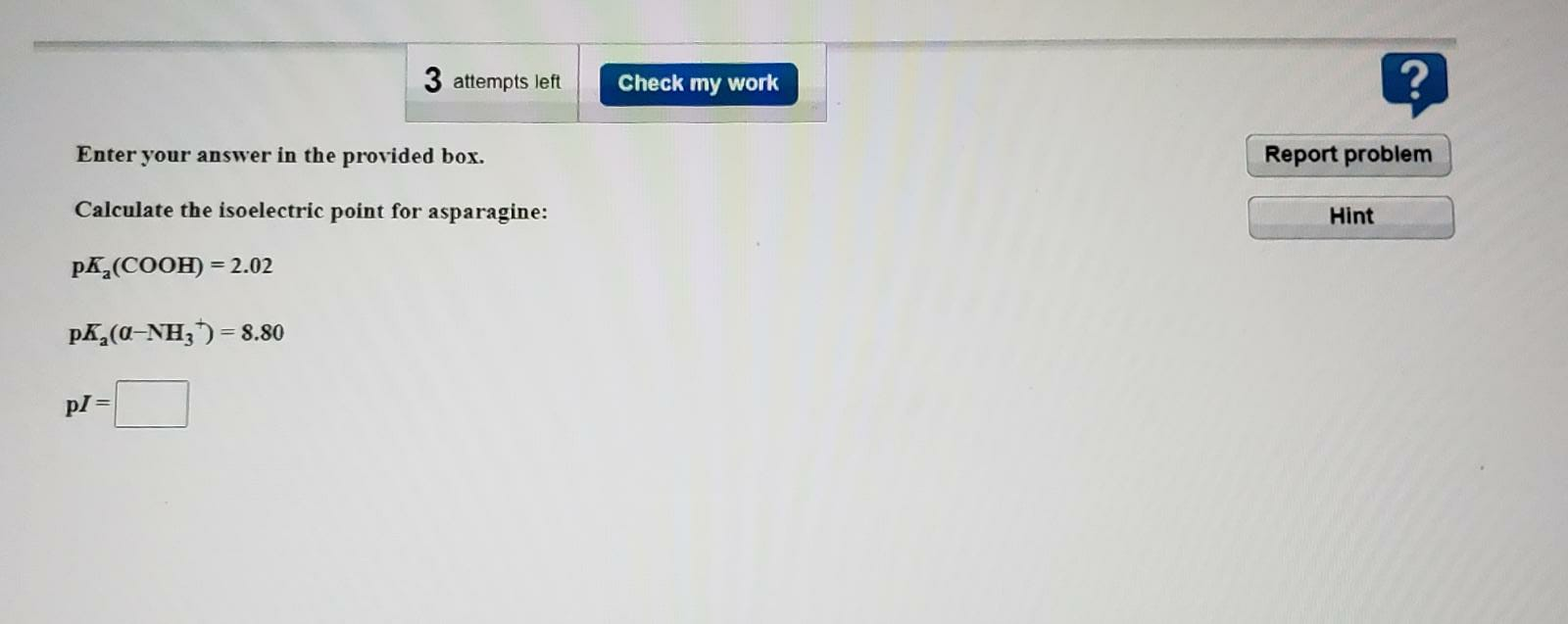 Solved 3 attempts left Check my work Enter your answer in | Chegg.com