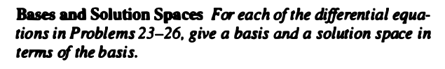 Solved Bases and Solution Spaces For each of the | Chegg.com